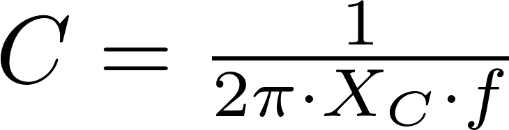 Capacitive Reactance Electronics Basictables